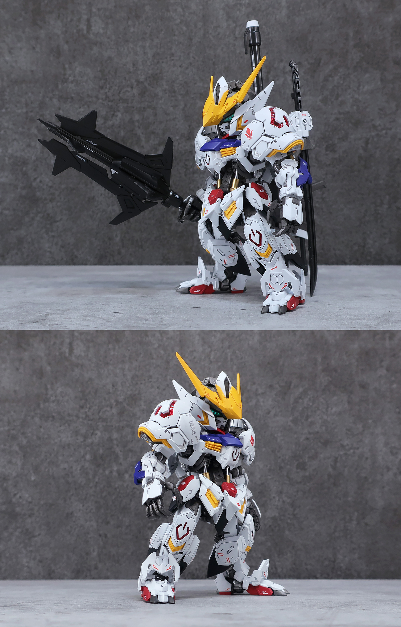 Yahoo!オークション - MGSD ガンダムバルバトス 小改修塗装済み完成品 ...